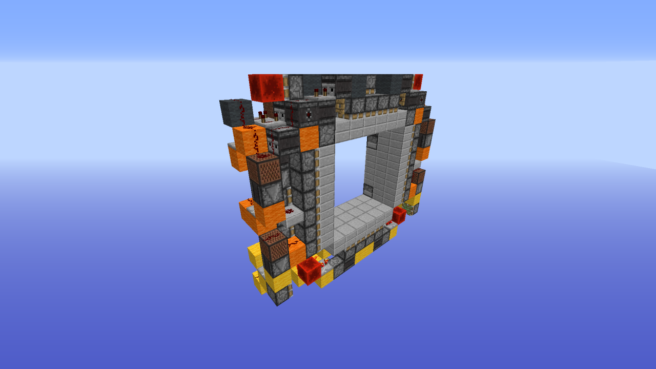 Super small 6 by 6 vault door Minecraft Map