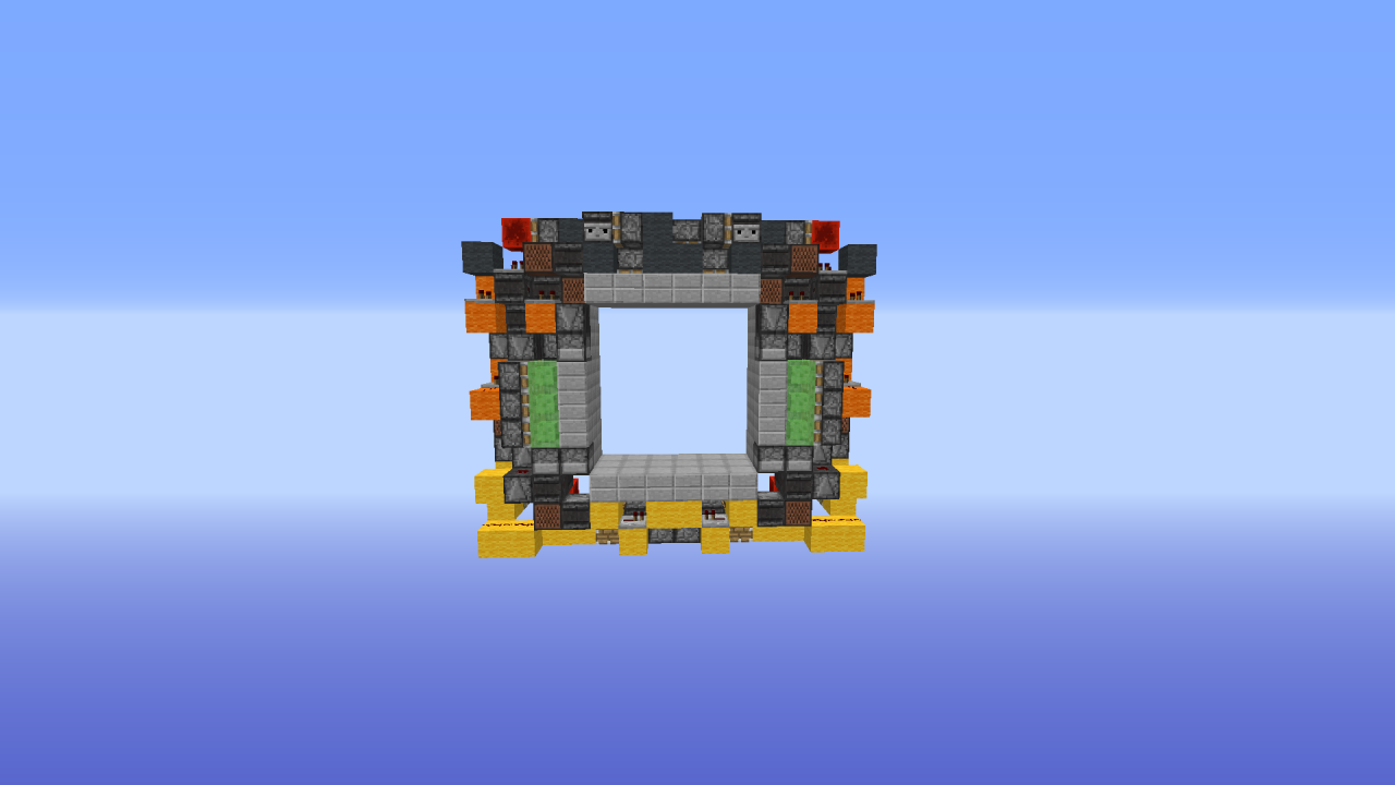 Super small 6 by 6 vault door Minecraft Map