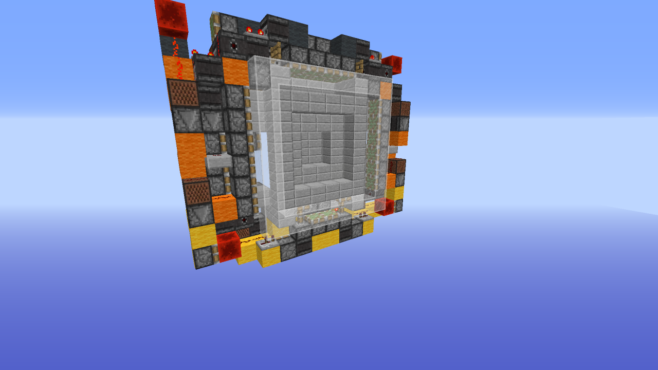 Super small 6 by 6 vault door Minecraft Map