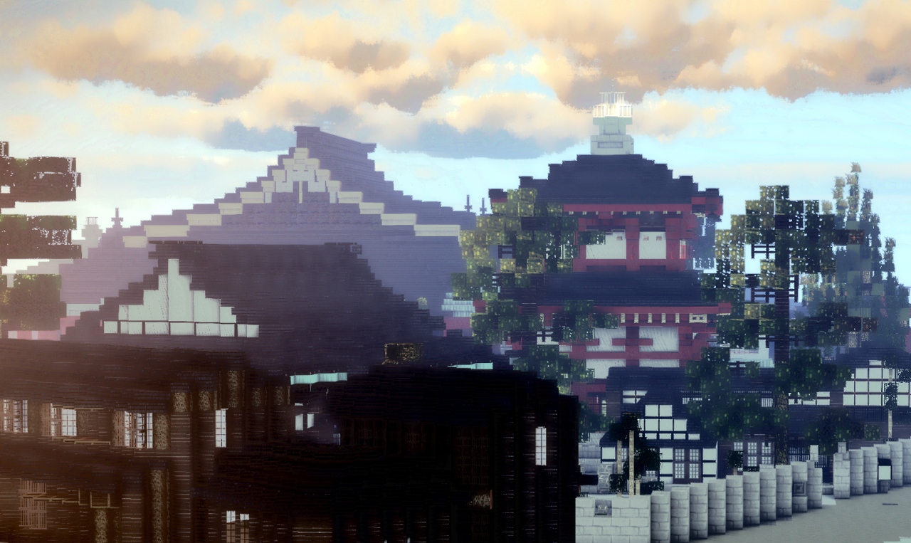 Shingyō-Ji, Fukagawa, Fukagawa Ward, Tokyo, Kanto, Japan Minecraft Map