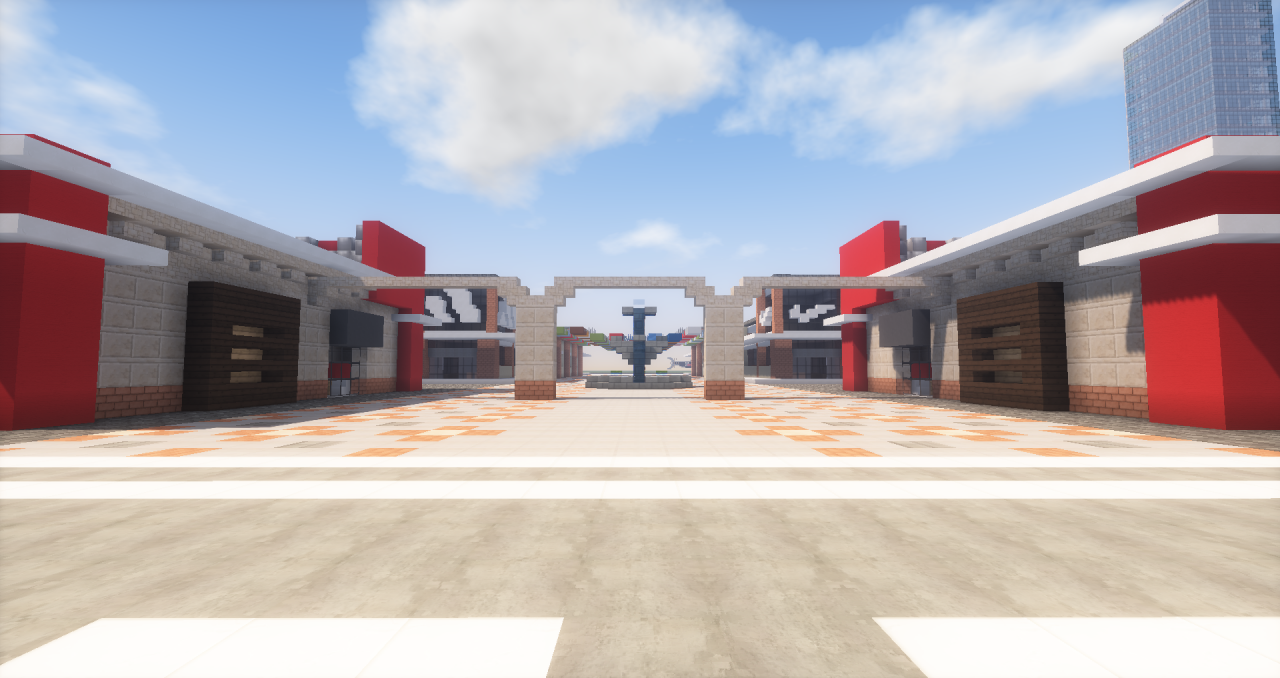 Ørestad Financial Centre & Outlet Minecraft Map