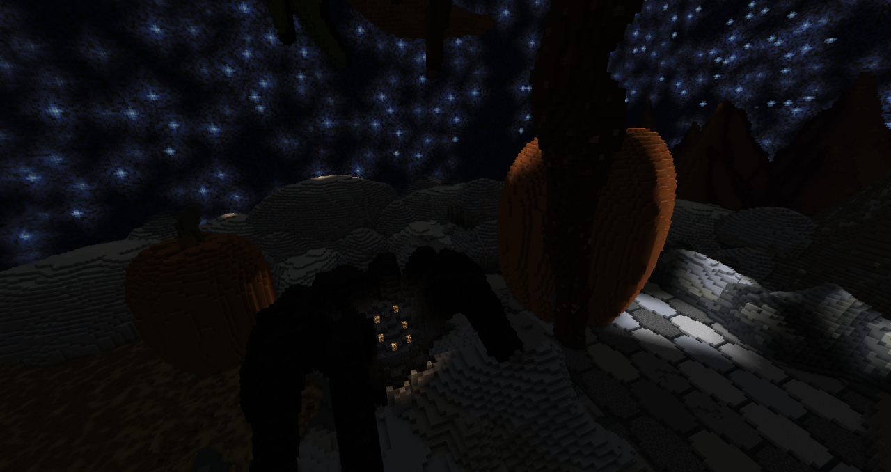 This is Halloween Minecraft Map