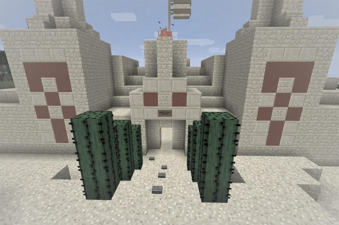 Desert Temple Upgraded (1.13.2) Minecraft Map