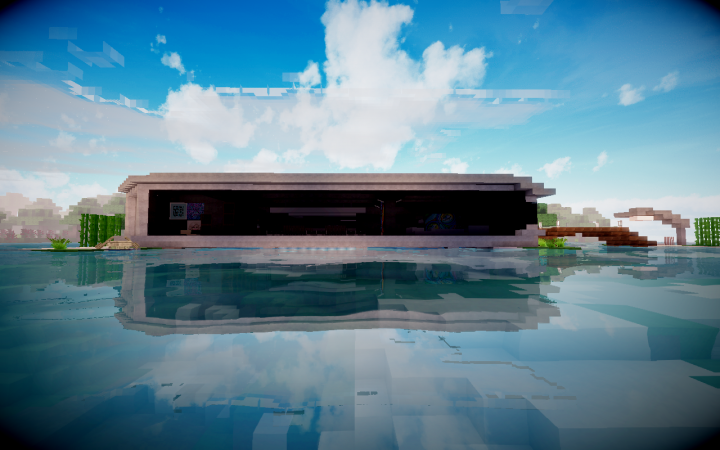 [1ST PROJECT!] A lake-side getaway house Minecraft Map