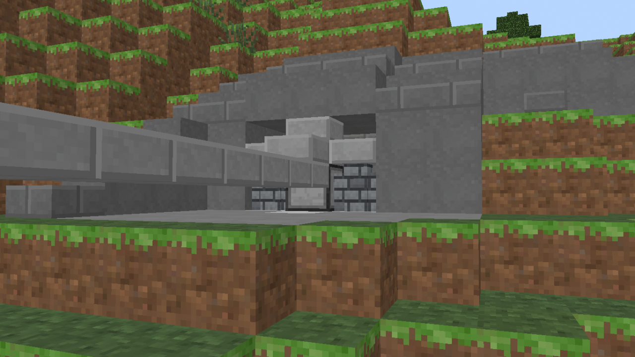 WW2 German 7.5cm AT Gun Bunker Minecraft Map