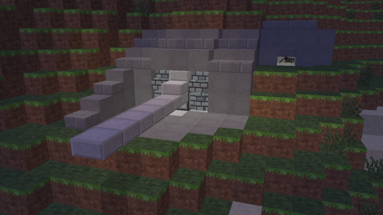 WW2 German 7.5cm AT Gun Bunker Minecraft Map