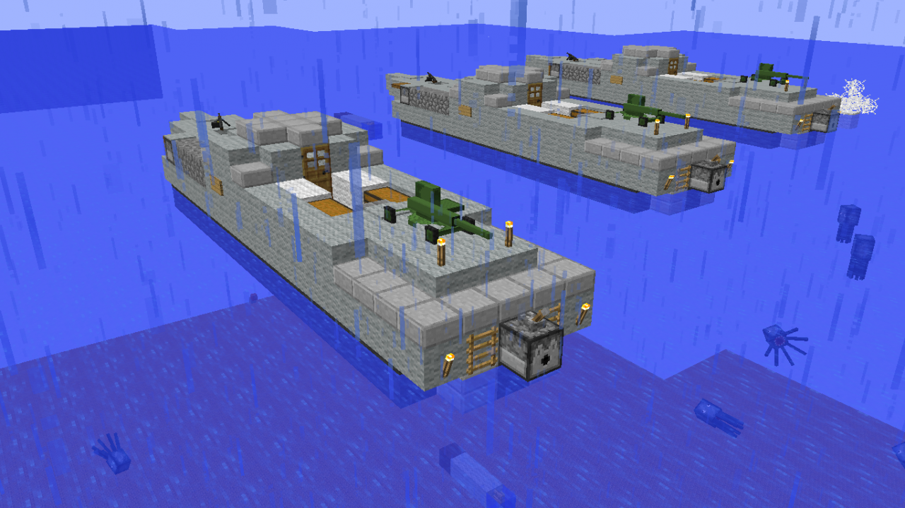E-Boat inspired by German WW2 designes Minecraft Map
