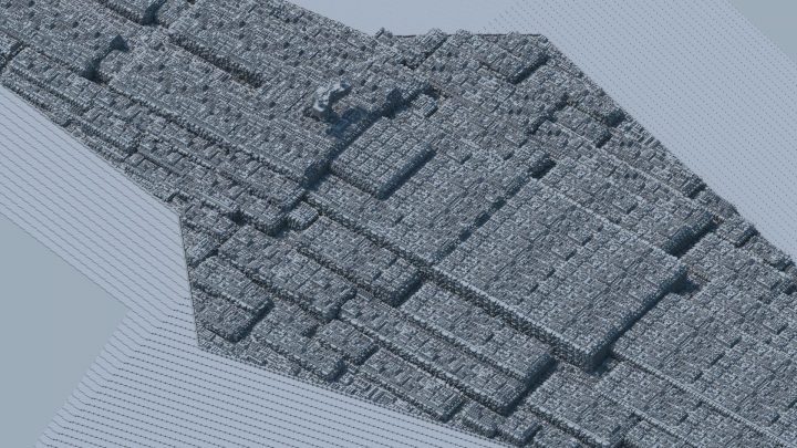 Super Star Destroyer Executor (2000 blocks long) Minecraft Map