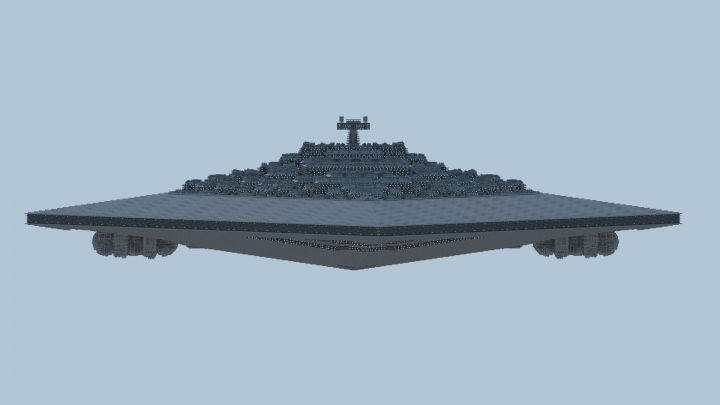 Super Star Destroyer Executor (2000 blocks long) Minecraft Map