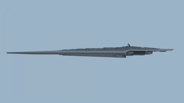 Super Star Destroyer Executor (2000 blocks long) Minecraft Map