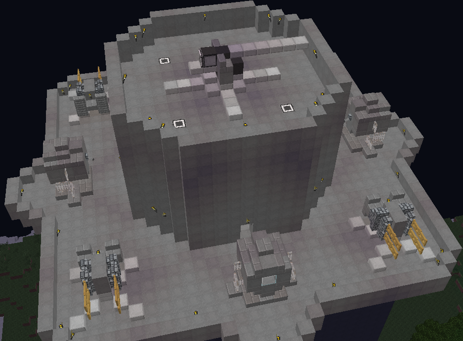 Flaktower inspired by German WW2 Designes Minecraft Map