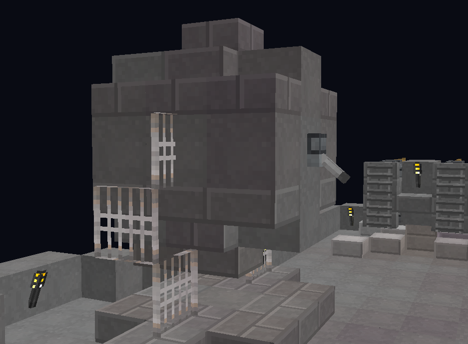 Flaktower inspired by German WW2 Designes Minecraft Map