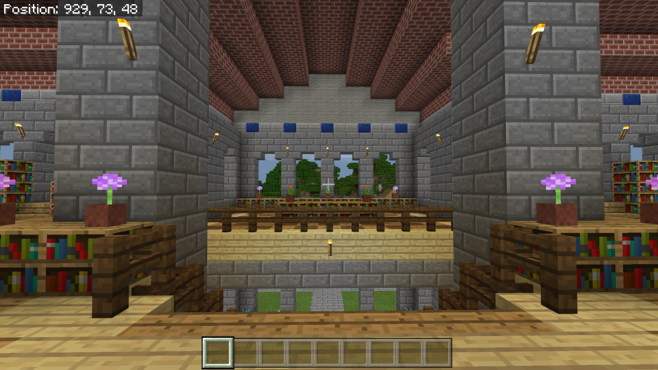 Library Minecraft Map
