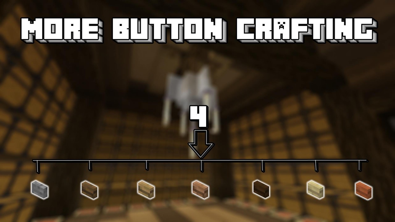 More Button Crafting [Datapack 1.15x] Minecraft Data Pack