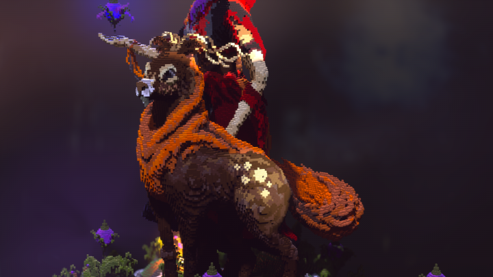 Fantasy Magician and Stag Minecraft Map