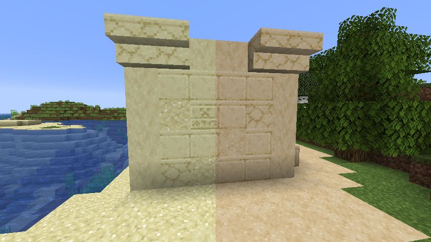 1.14 Sand Color Correction Minecraft Texture Pack