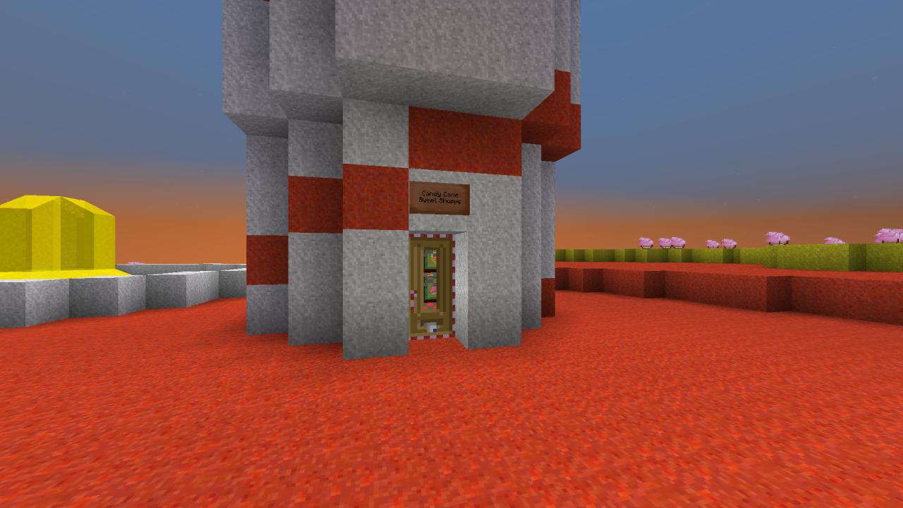 The Candy Cane Sweet Shoppe Minecraft Map