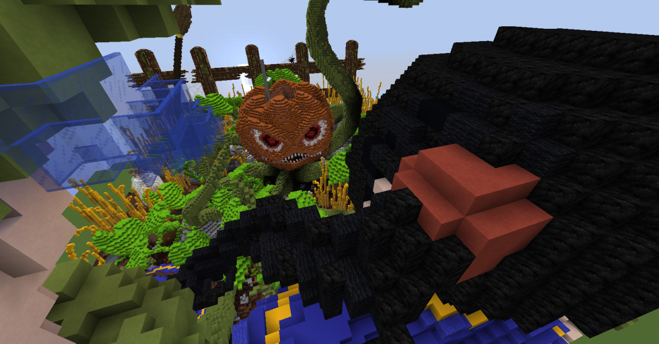 The Orange Monster. Minecraft Map