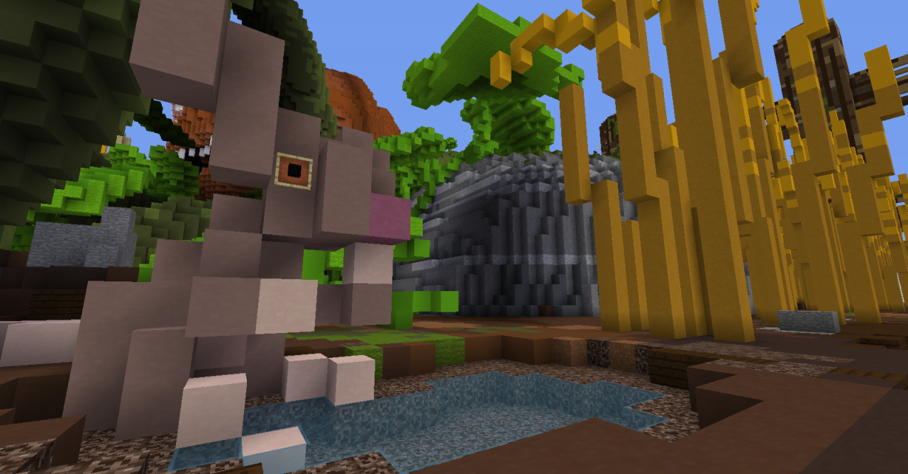 The Orange Monster. Minecraft Map