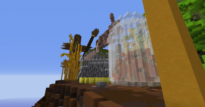 The Orange Monster. Minecraft Map