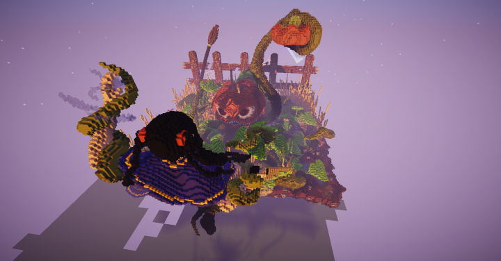 The Orange Monster. Minecraft Map