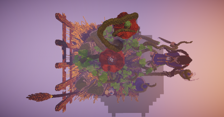 The Orange Monster. Minecraft Map