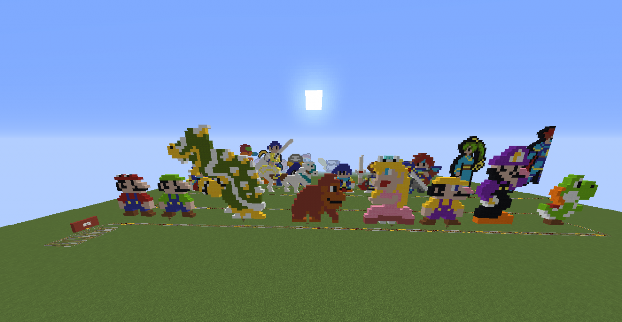 Nintendo Pixel Art (Minecraft 1.14) Minecraft Map