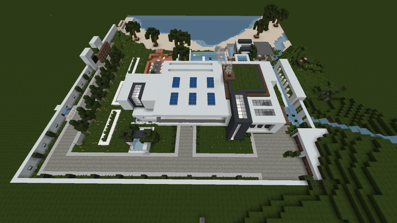 Modern House (no Interior) Minecraft Map