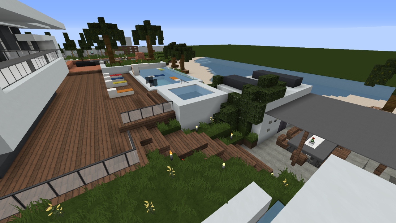 Modern House (no Interior) Minecraft Map