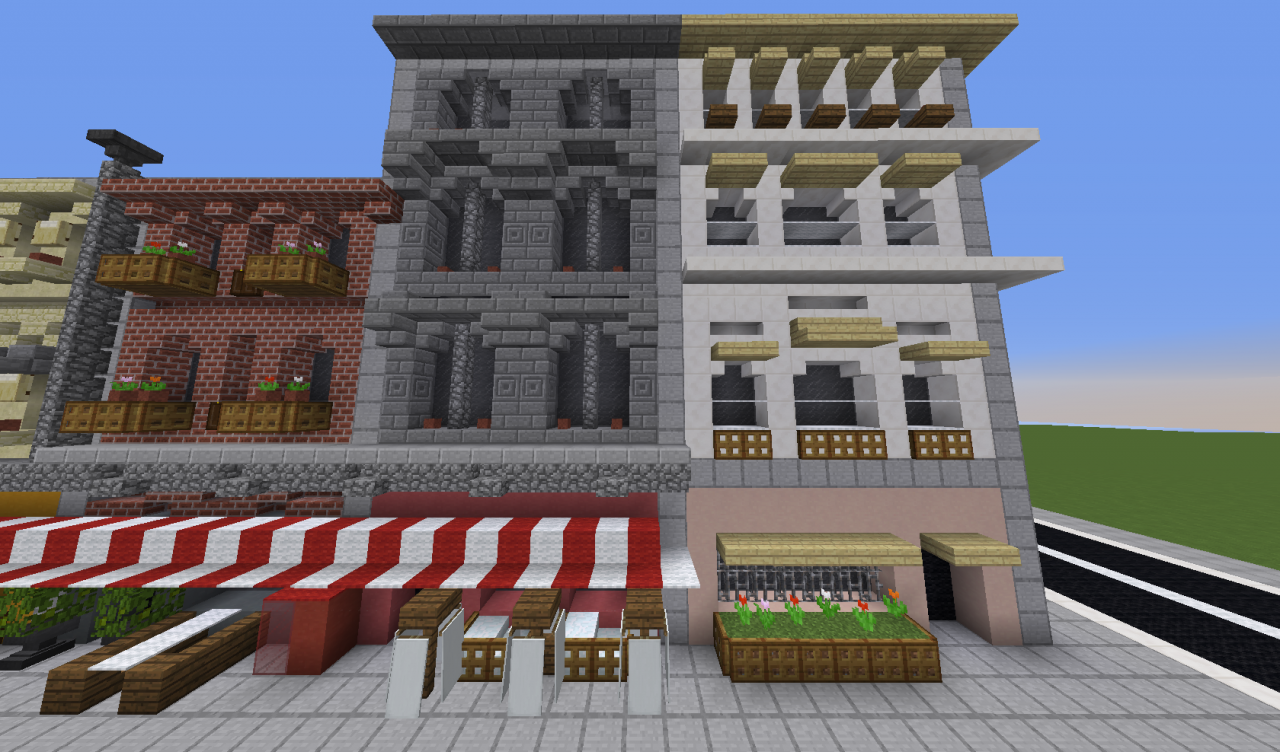 Just a Couple of Buildings Minecraft Map
