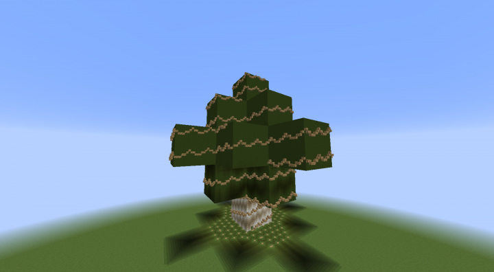 Big Little Tree decorated for Christmas Minecraft Map