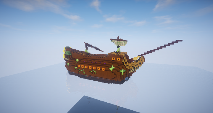 Spooky Ghost Ship Minecraft Map