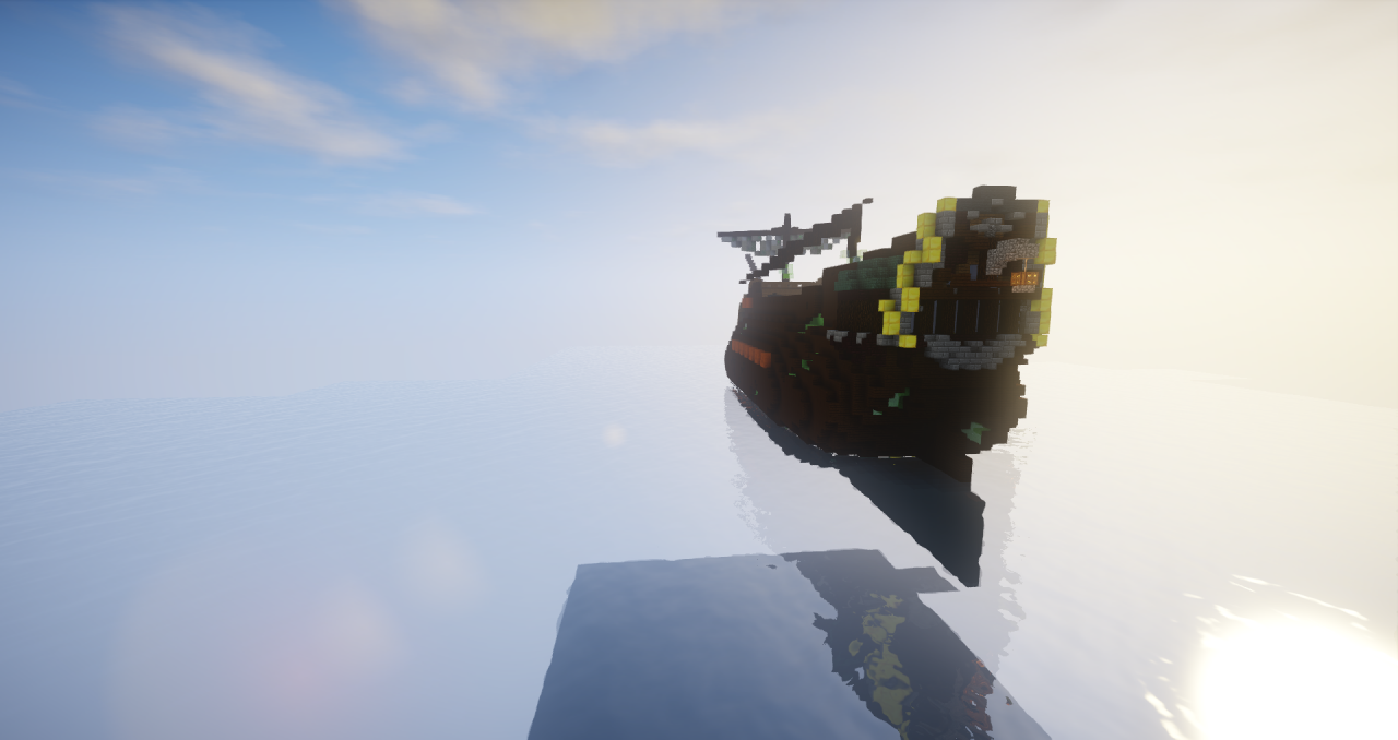Spooky Ghost Ship Minecraft Map