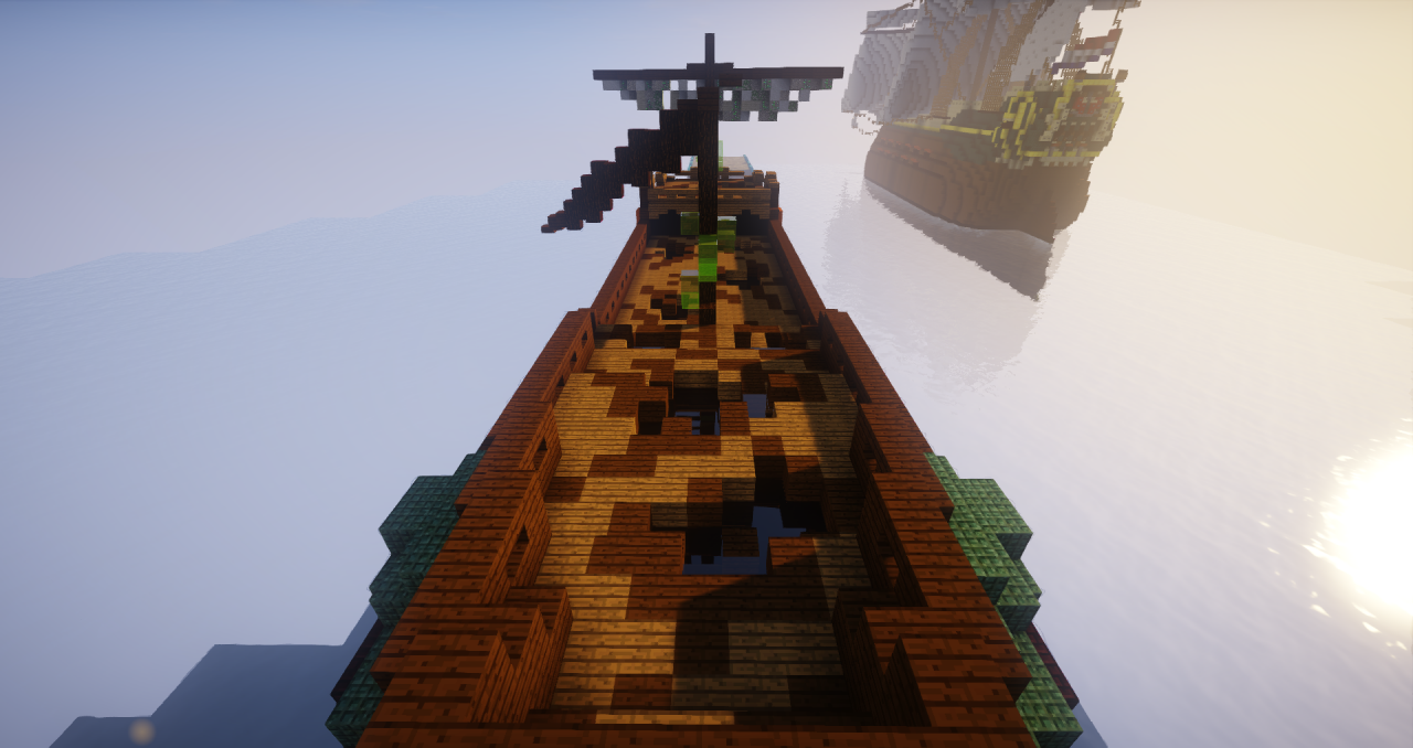 Spooky Ghost Ship Minecraft Map