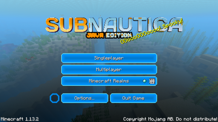 Subnautica Resource Pack (1.13.1) Minecraft Texture Pack