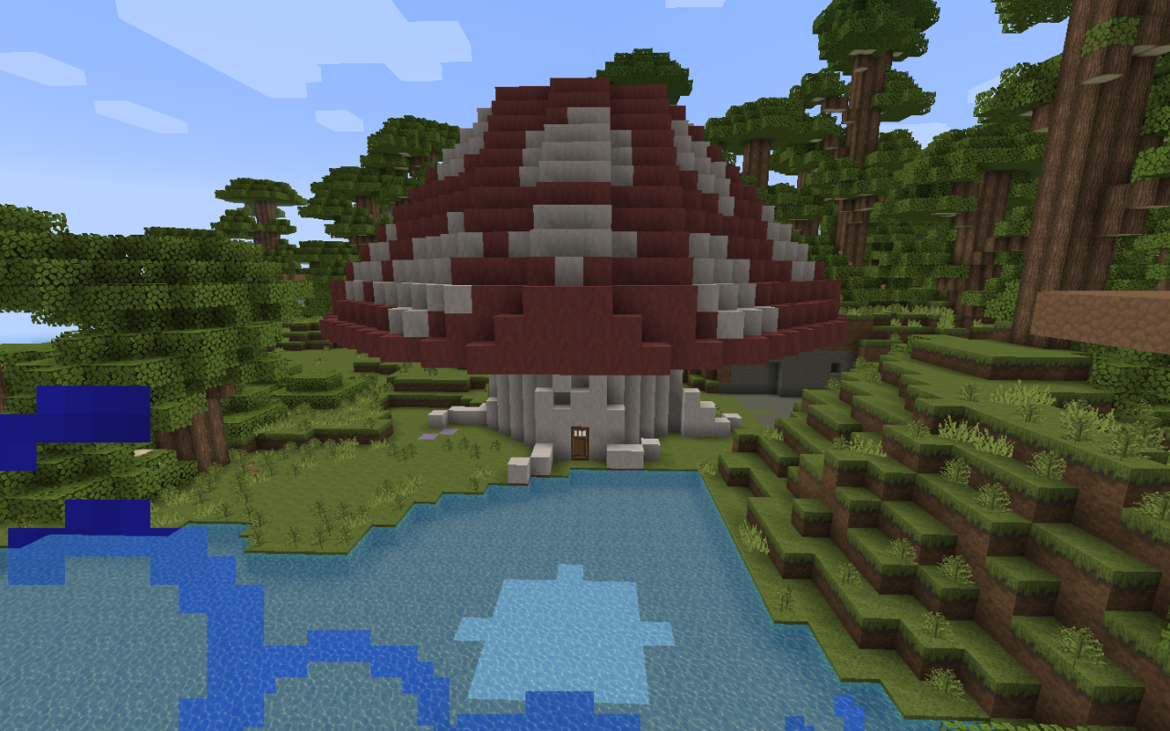 Fantasy Mushroom House Minecraft Map