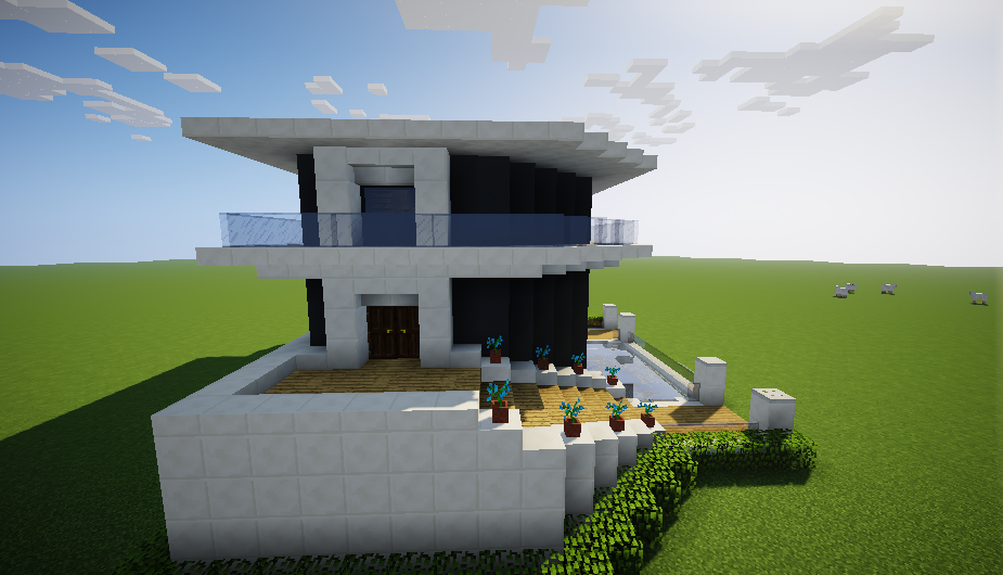 large modern house by rizzal Minecraft Map