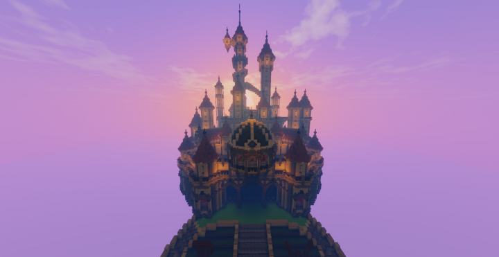 Disneyland inspired magical Castle by PhantasiaWorld Minecraft Map