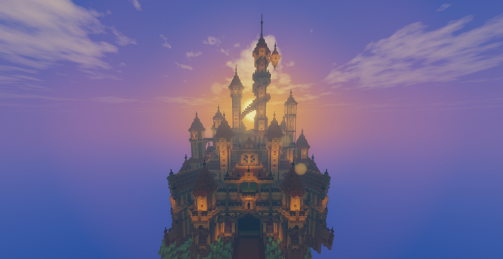 Disneyland inspired magical Castle by PhantasiaWorld Minecraft Map
