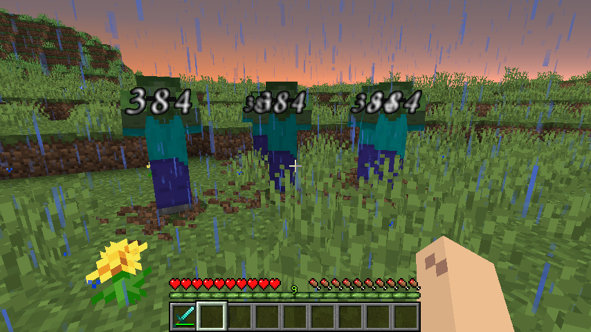 Display Taken Damage [Datapack 18w43a+] Minecraft Data Pack