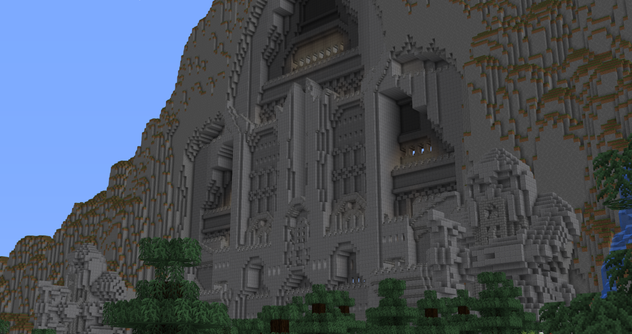 Erebor the city under the mountain Minecraft Map