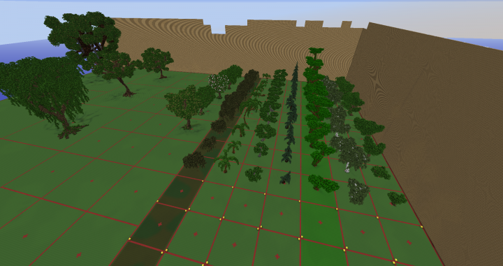 Trees for my Worldpainter World Minecraft Map