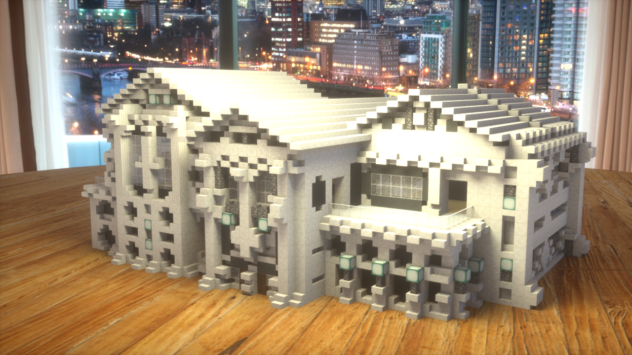 Detailed Modern House Minecraft Map