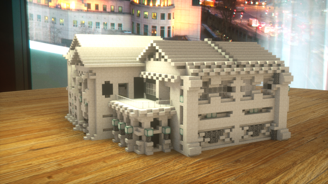 Detailed Modern House Minecraft Map