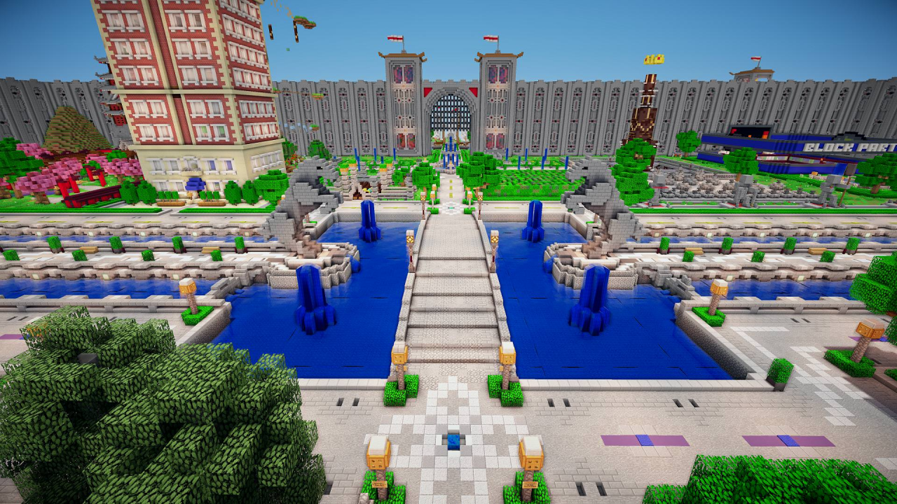 Minigame Town Minecraft Map