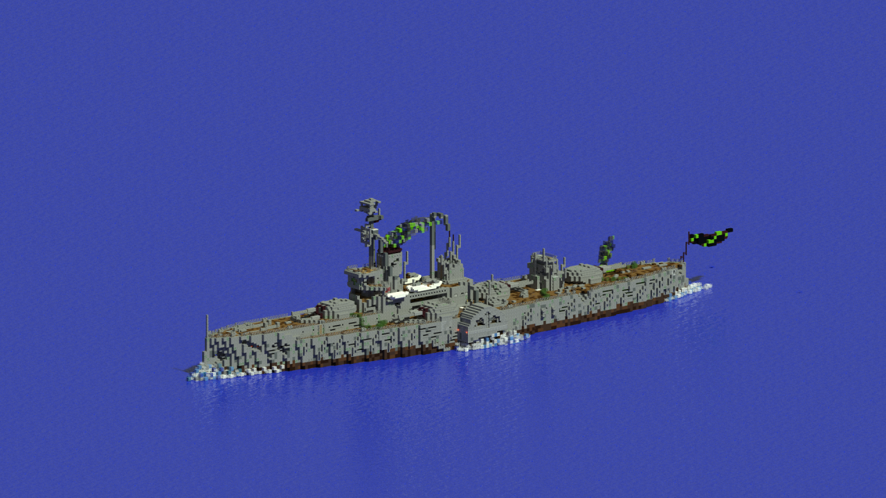 Fictional Halloween/Ghost ship Minecraft Map