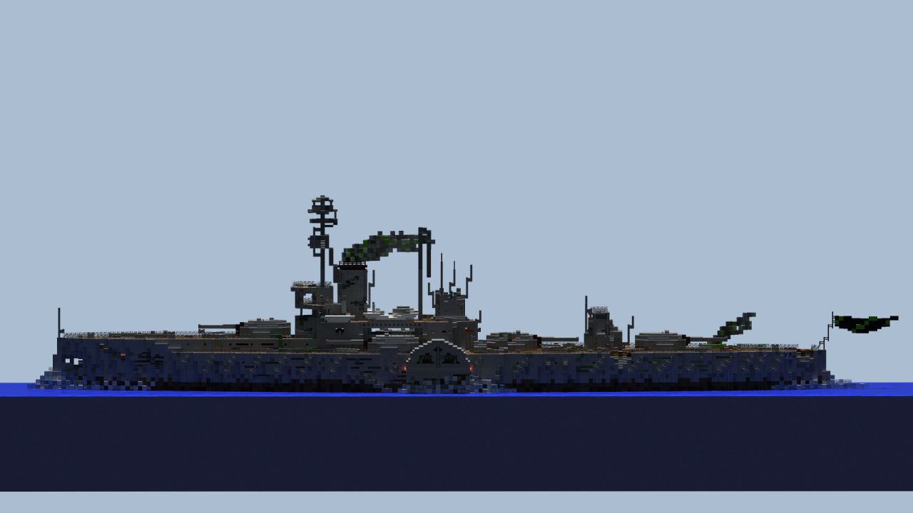 Fictional Halloween/Ghost ship Minecraft Map