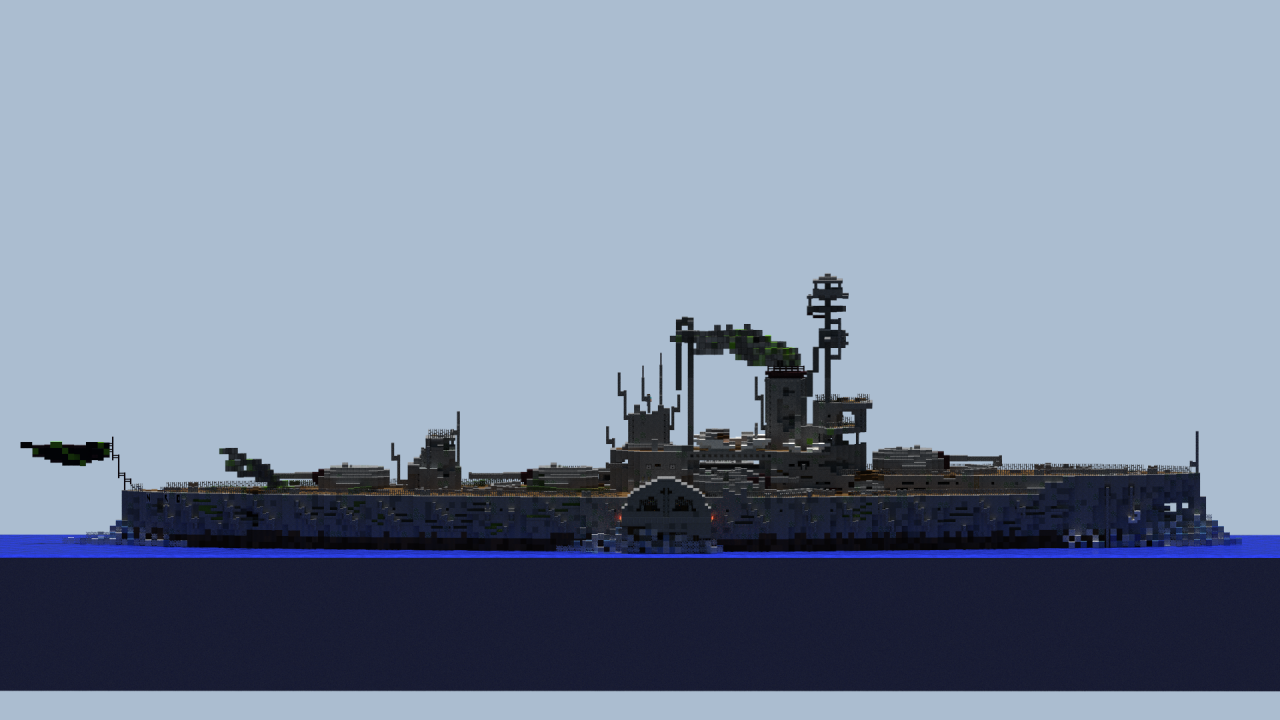 Fictional Halloween/Ghost ship Minecraft Map