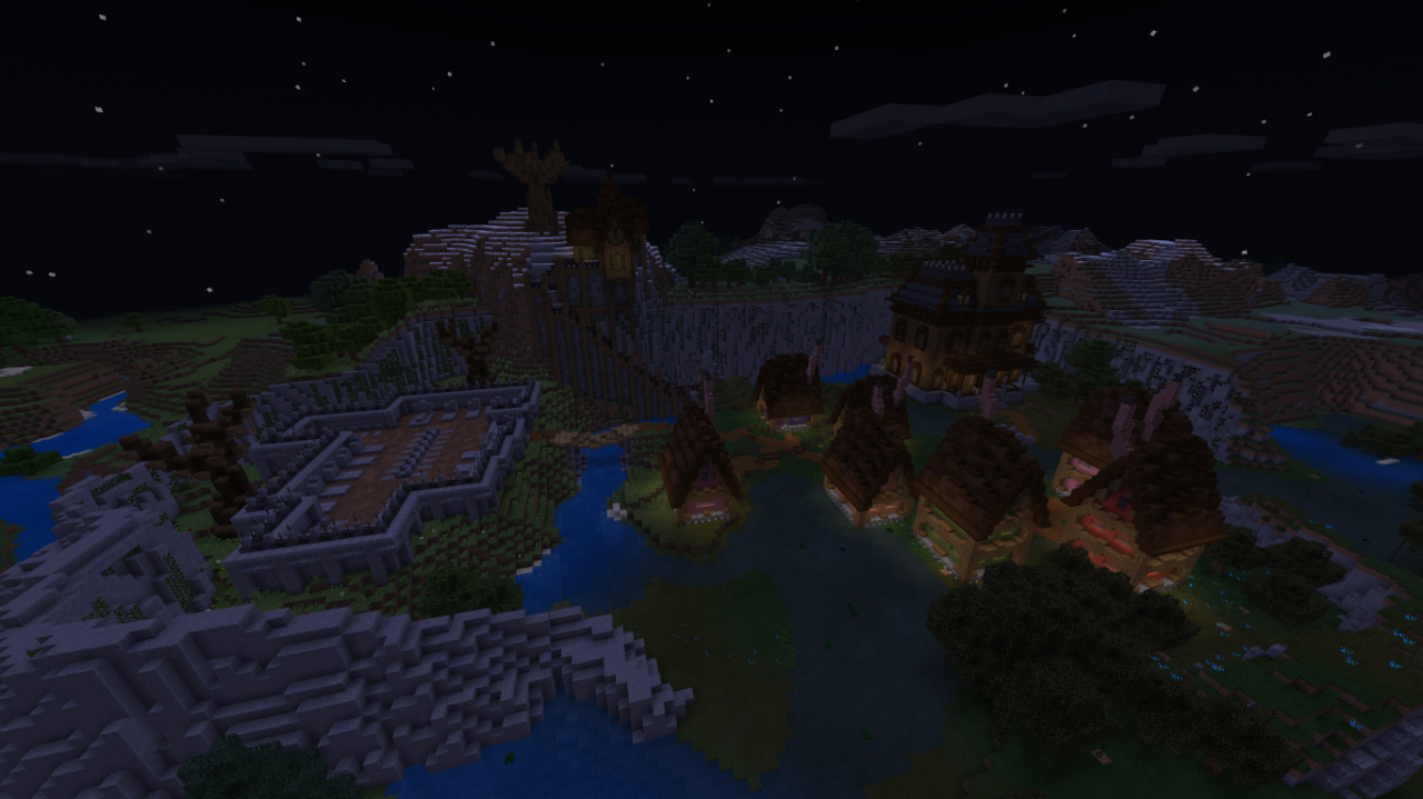 Haunted Town Minecraft Map