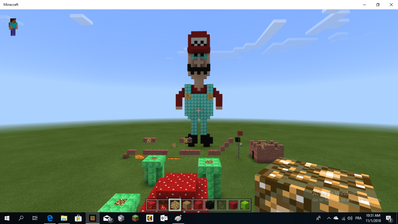 mario bros Minecraft Map